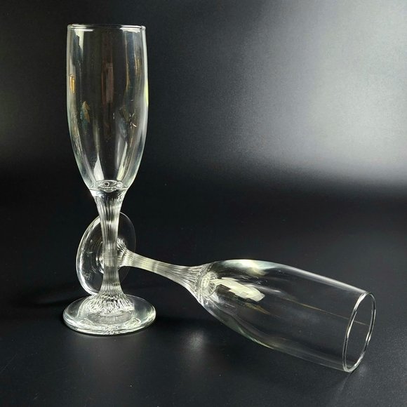 Dining | Vintage Dema Serenade Fluted Champagne Glass 8 Tall Pair ...